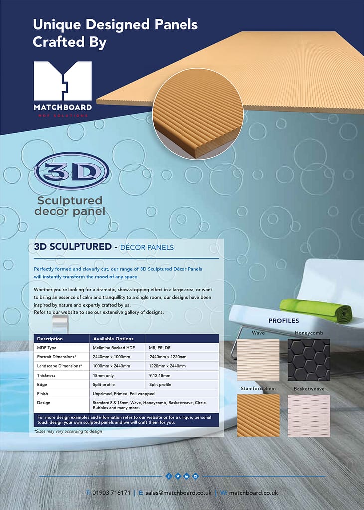 Product Leaflet Downloads – Matchboard Ltd